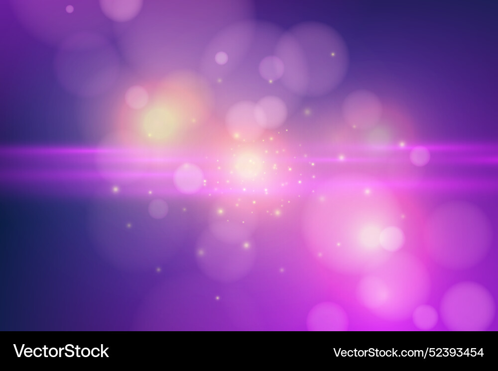 Pink bokeh effect background Royalty Free Vector Image