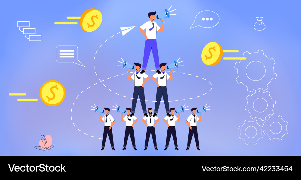 Ponzi Scheme Vector Images (over 200)