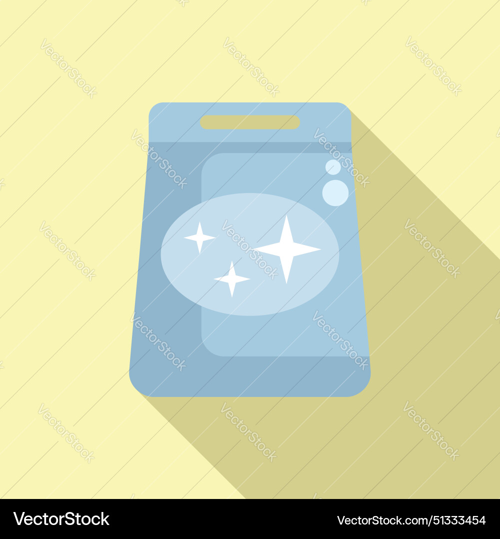 Sparkling clean laundry detergent icon Royalty Free Vector