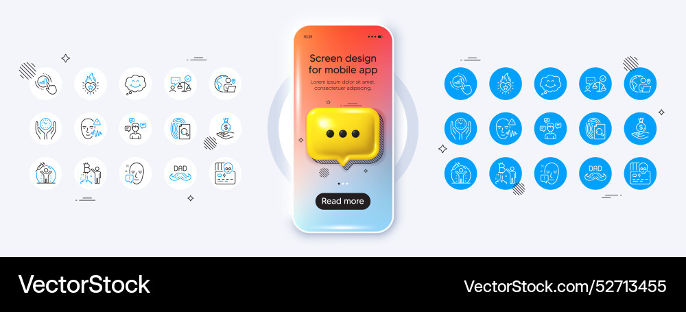 Conversation messages lawyer and cyber attack Vector Image