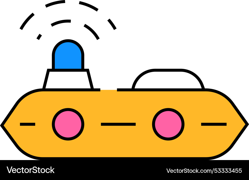 Gps beacon icon color Royalty Free Vector Image