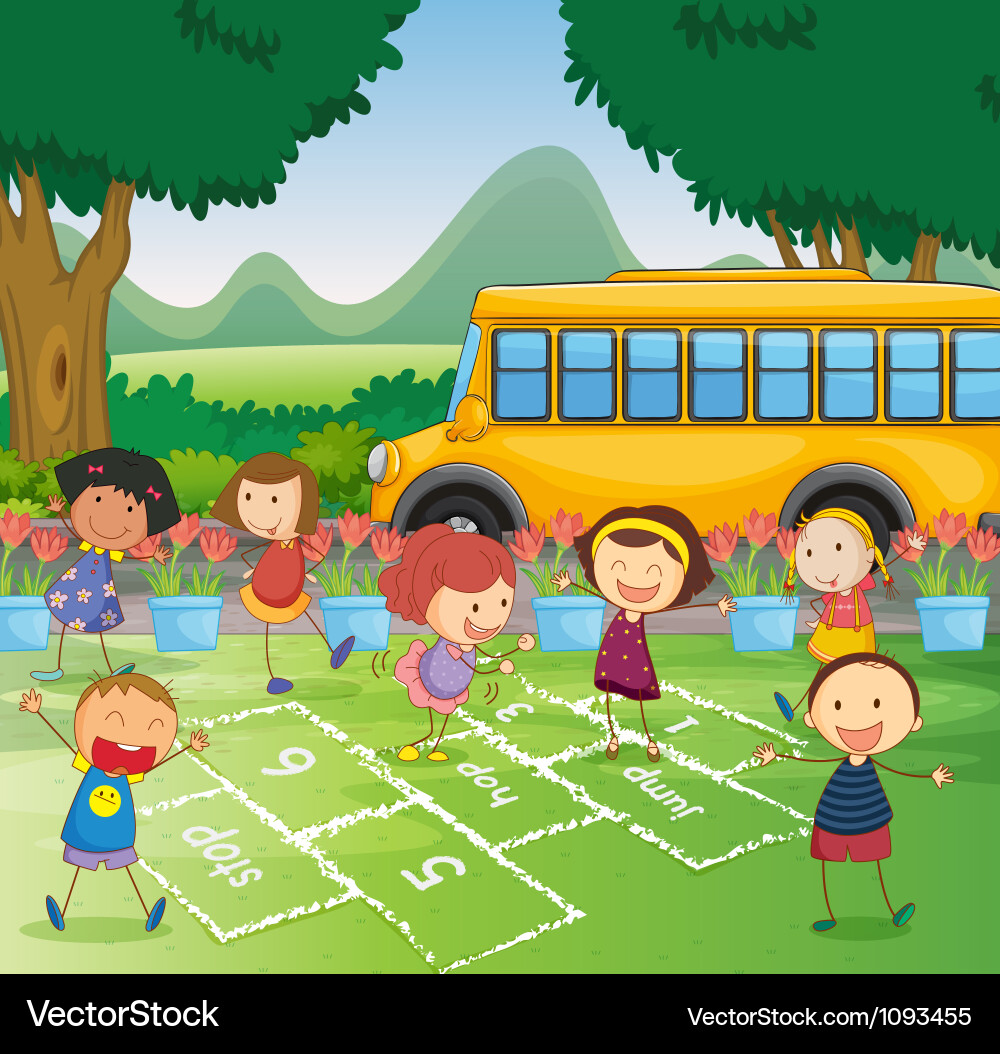 Hopscotch Vector Images (over 1,100)