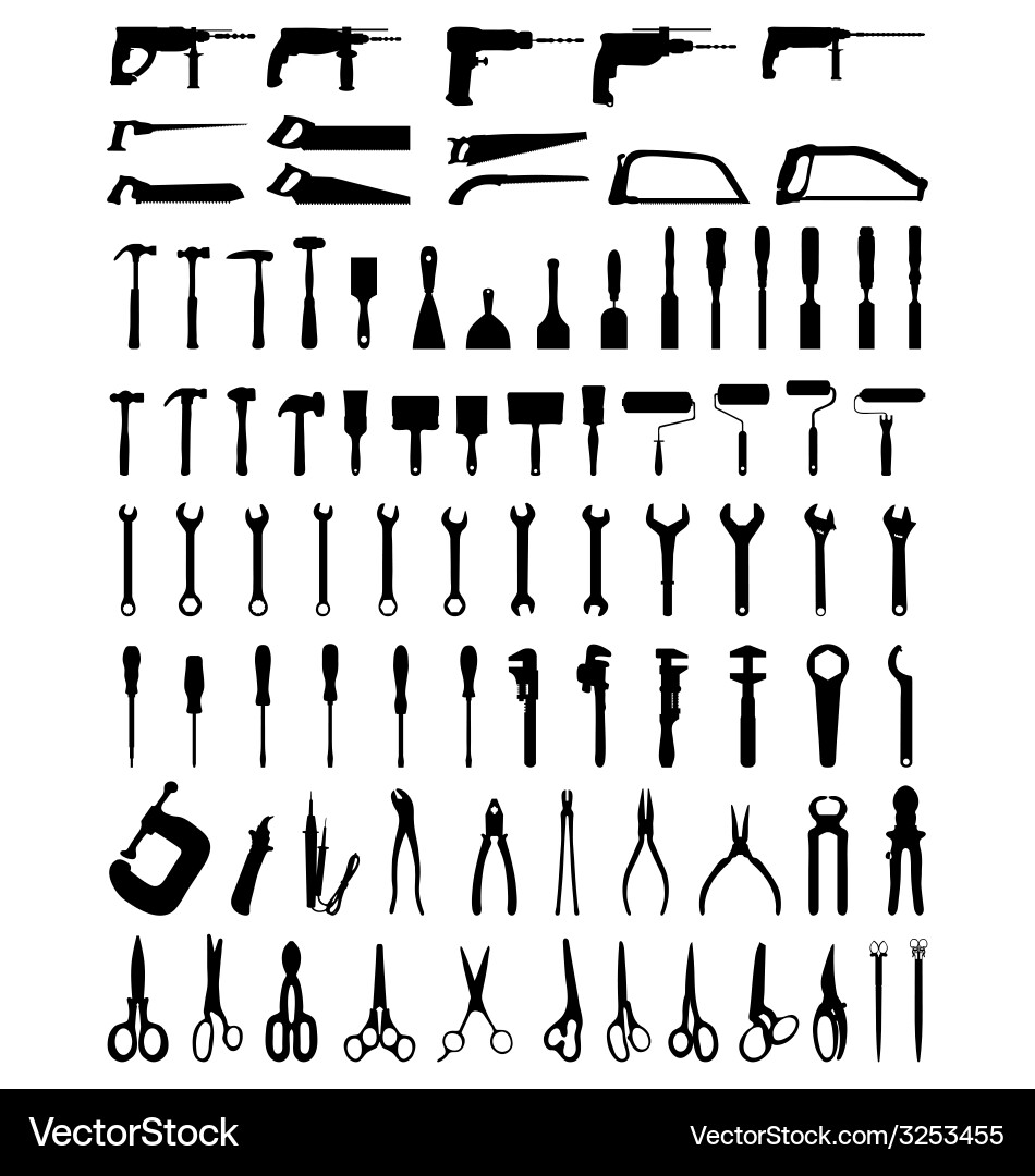 Tools Royalty Free Vector Image - VectorStock