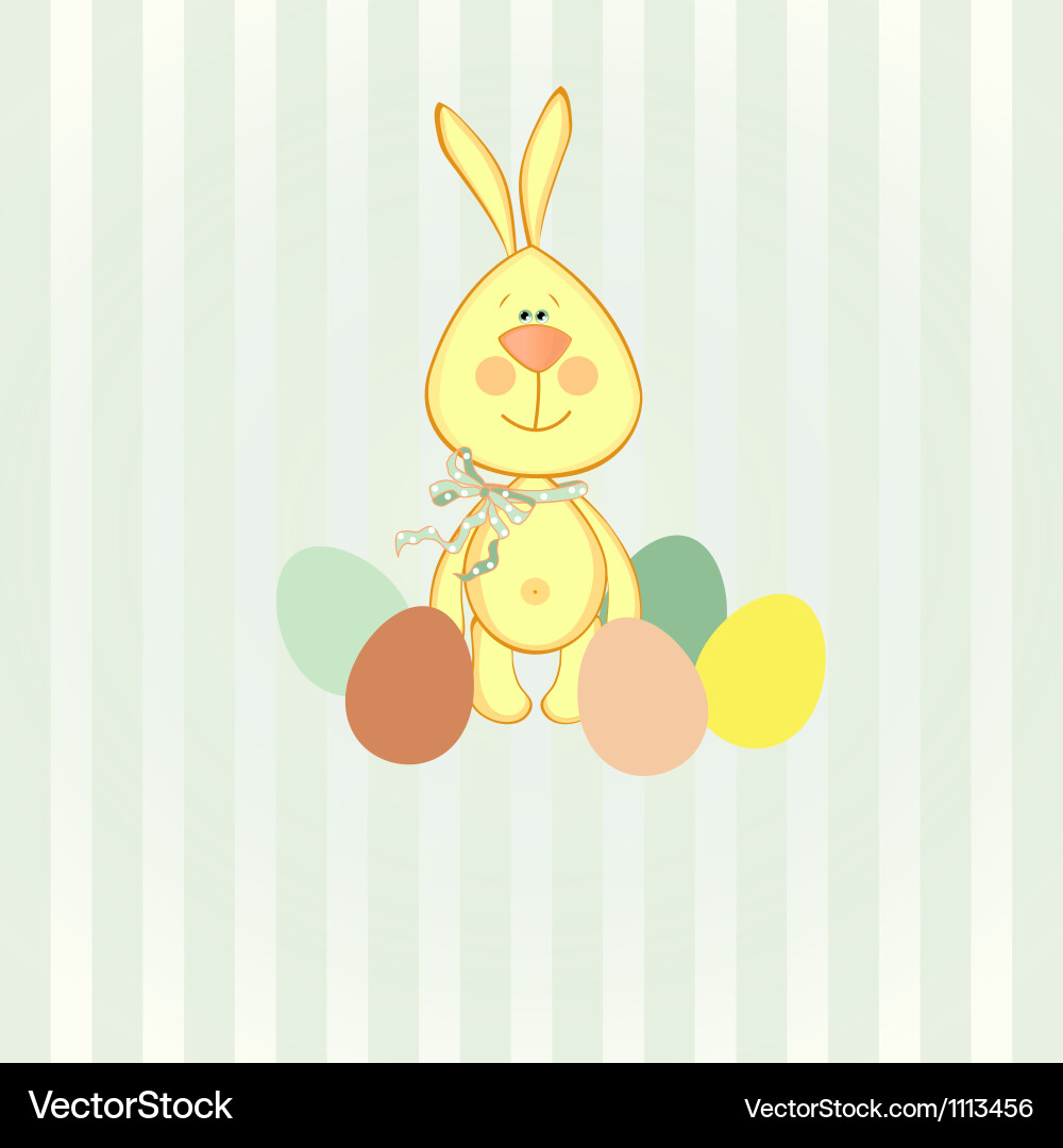 Easter bunny Royalty Free Vector Image - VectorStock