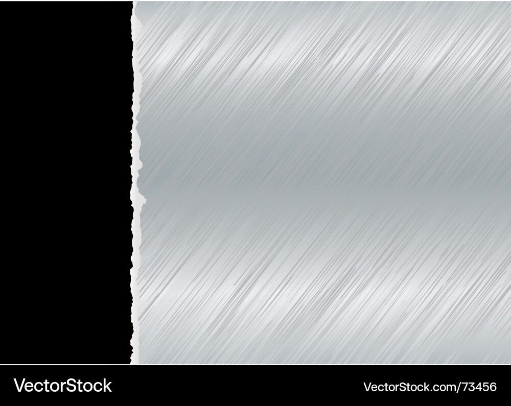 Metal torn sheet Royalty Free Vector Image - VectorStock