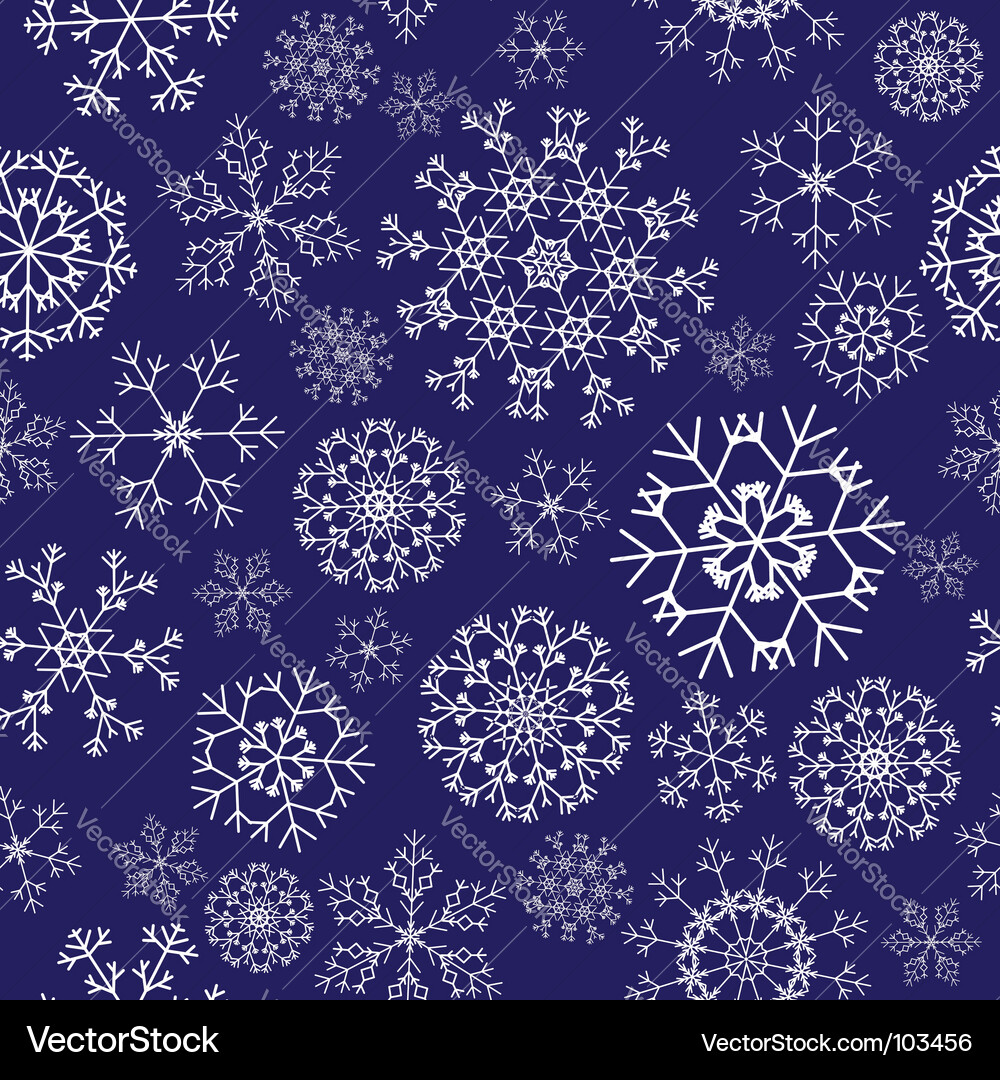 Snowflakes background Royalty Free Vector Image