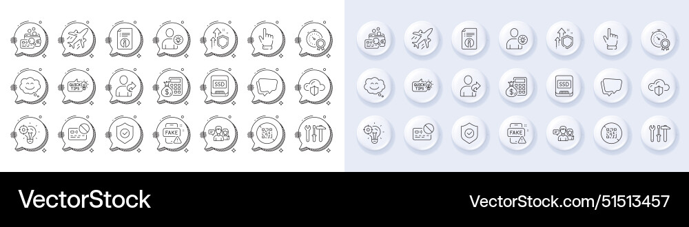Cursor education idea and best result line icons Vector Image