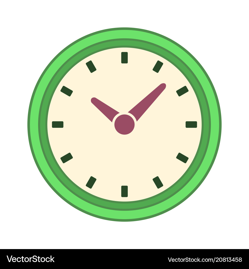 Clock time symbol Royalty Free Vector Image - VectorStock