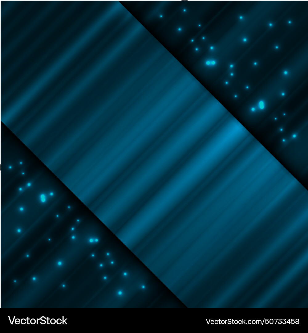 Empty space metal textured place with stars Vector Image