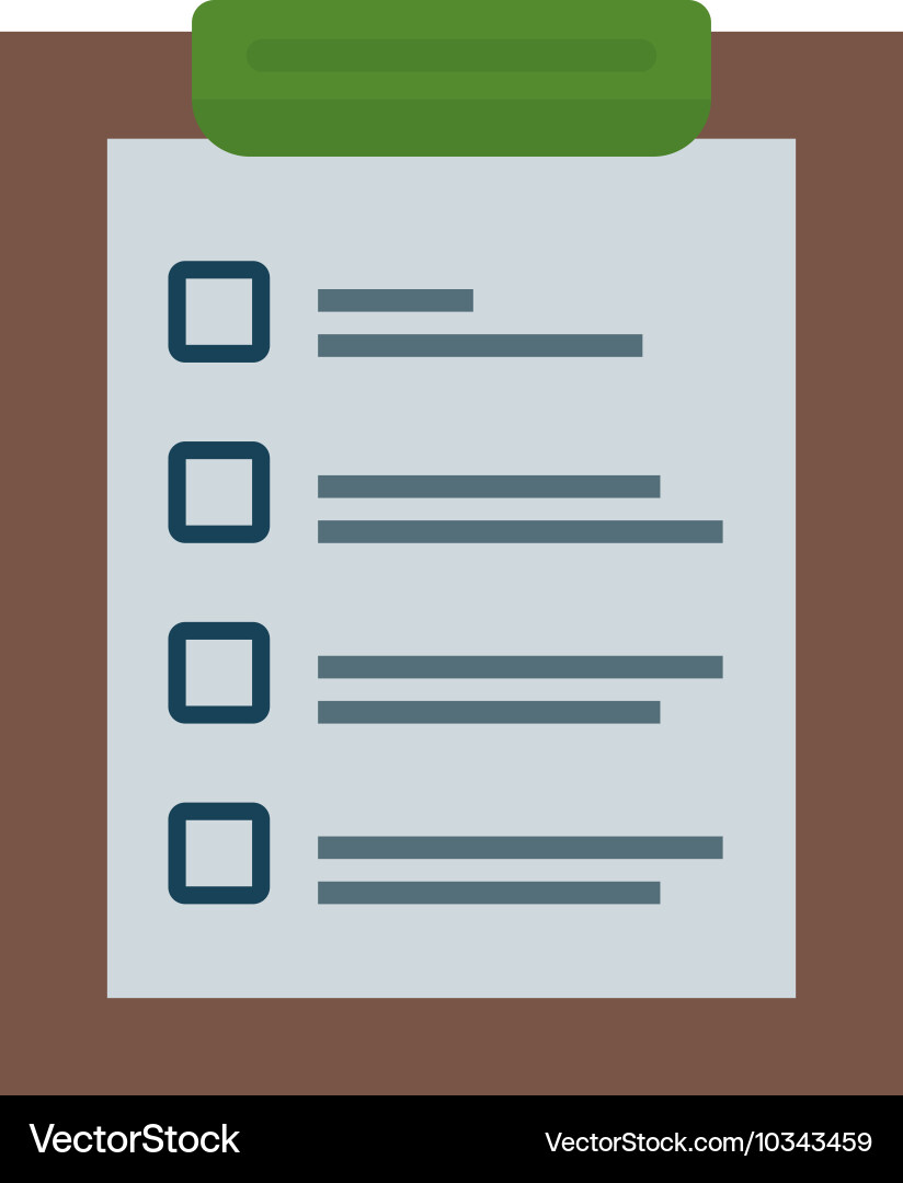 Checklist Royalty Free Vector Image - VectorStock