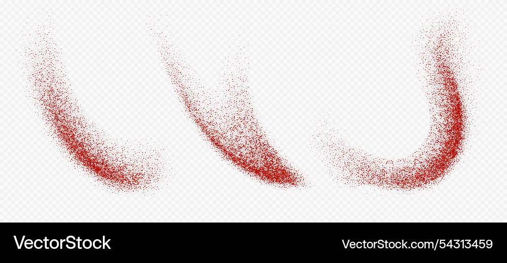 Chili powder splash dried pepper explosion Vector Image