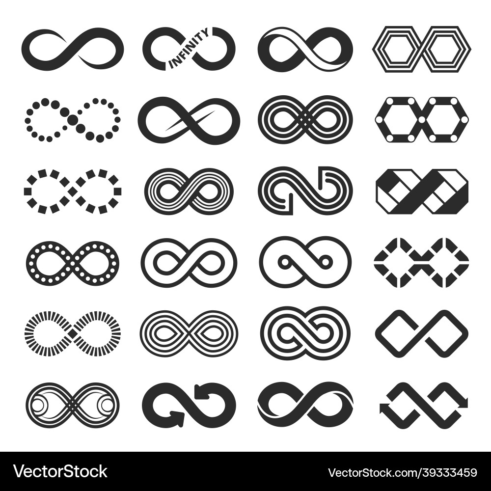 Infinity Symbol - Eternal Loop Royalty Free Vector Image
