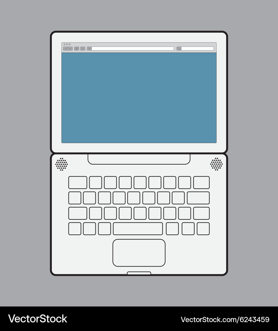 Laptop Royalty Free Vector Image - VectorStock