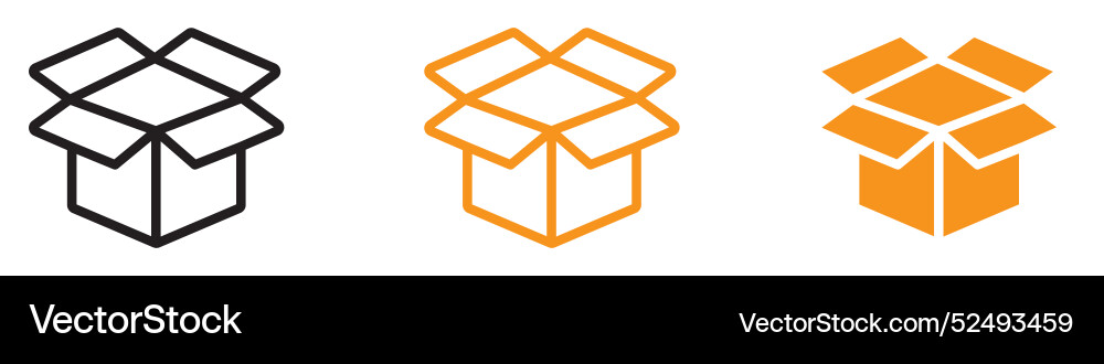 Organized unpack icon for travel and moving Vector Image