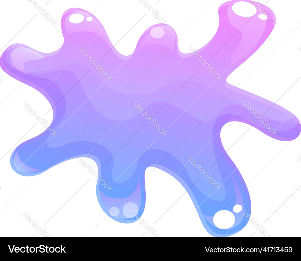Violet Slime Splash Icon Royalty Free Vector Image