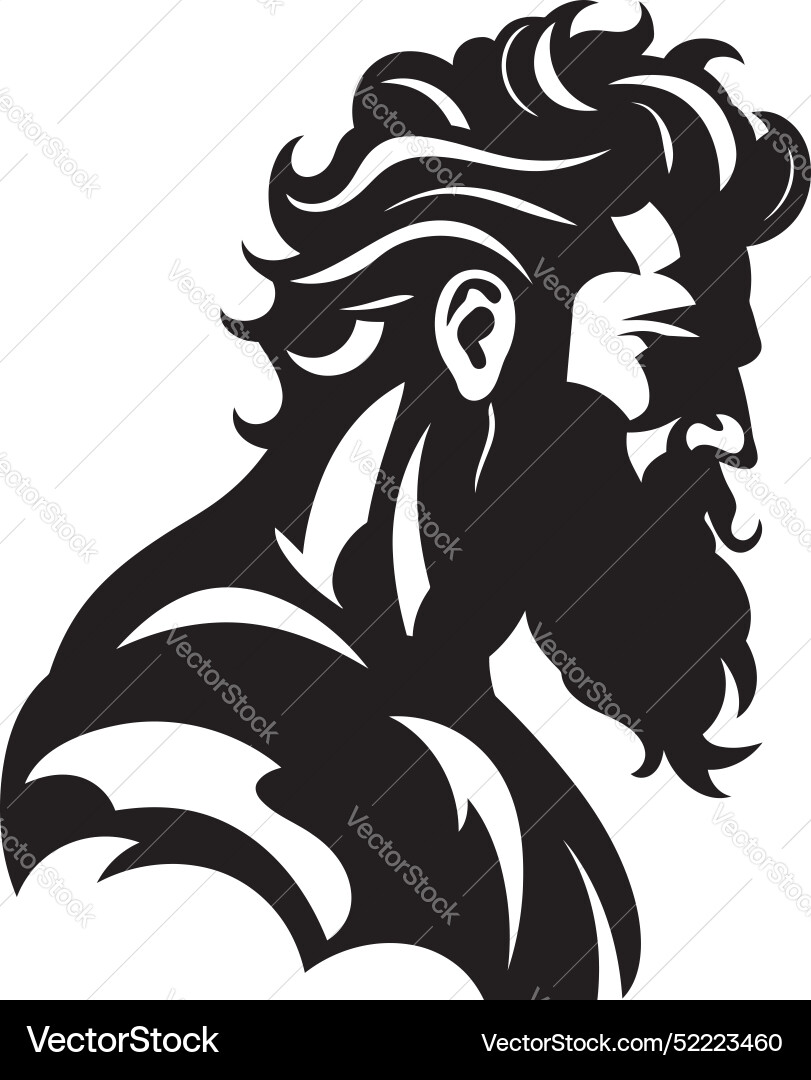 Battletitan iconic hero design musclewarrior Vector Image