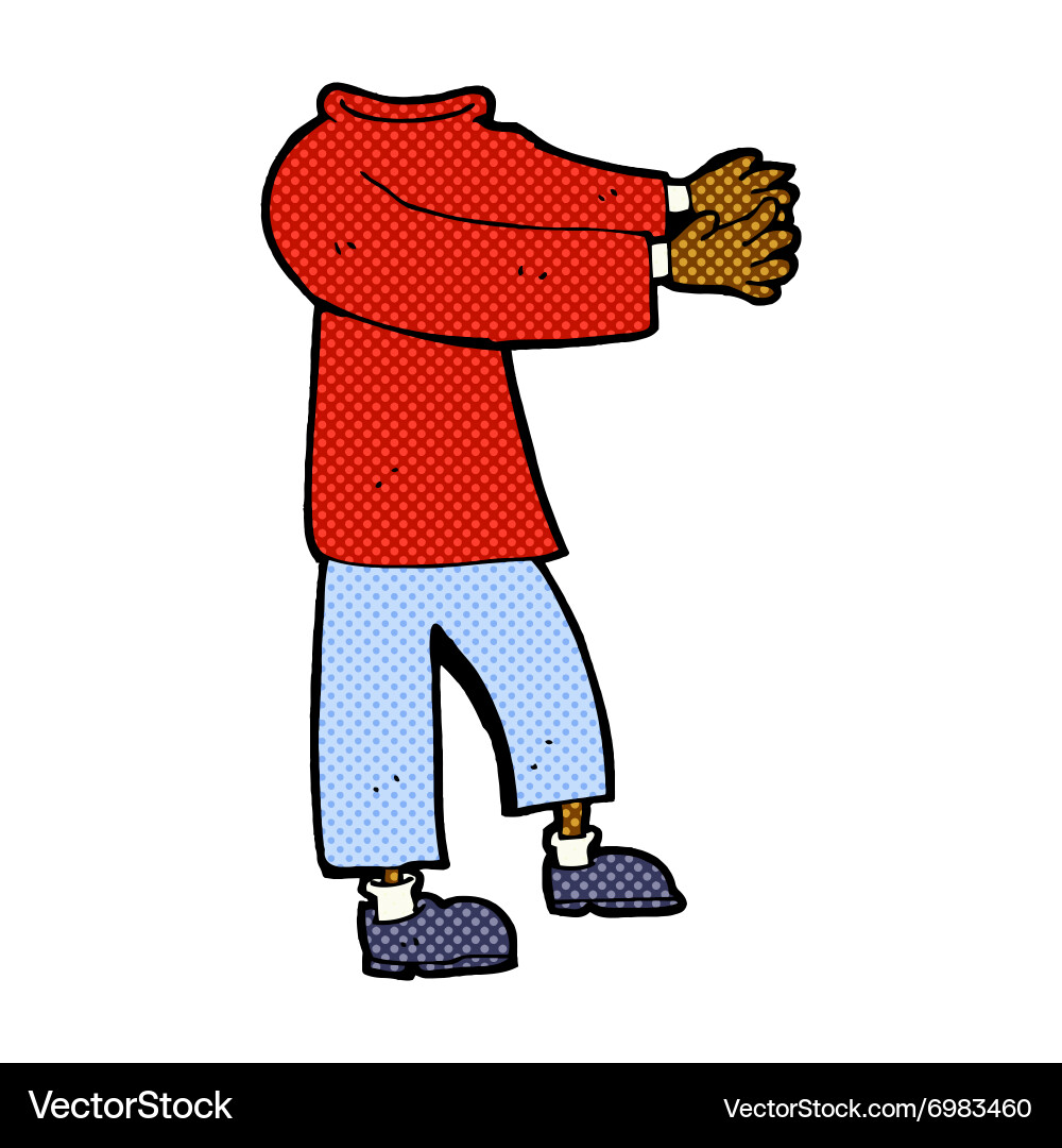 Body Cartoon Comic Headless Vector Images (22)