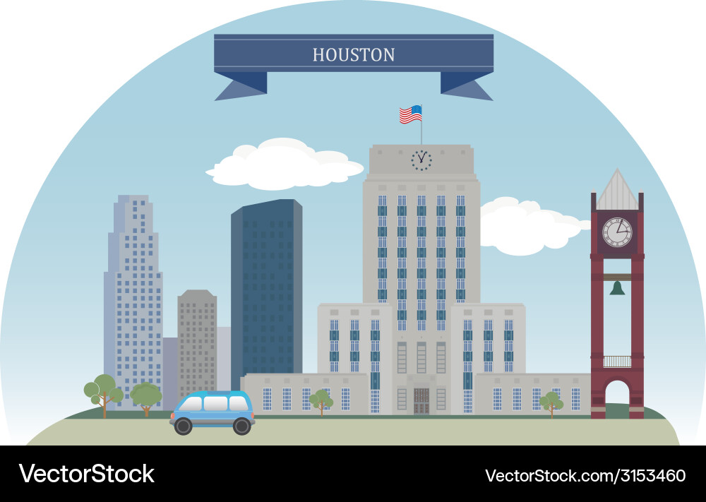 Houston Royalty Free Vector Image - VectorStock