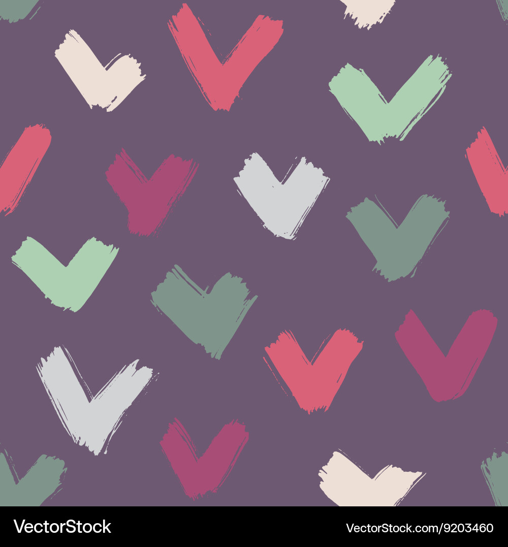 Seamless brush strokes pattern Royalty Free Vector Image