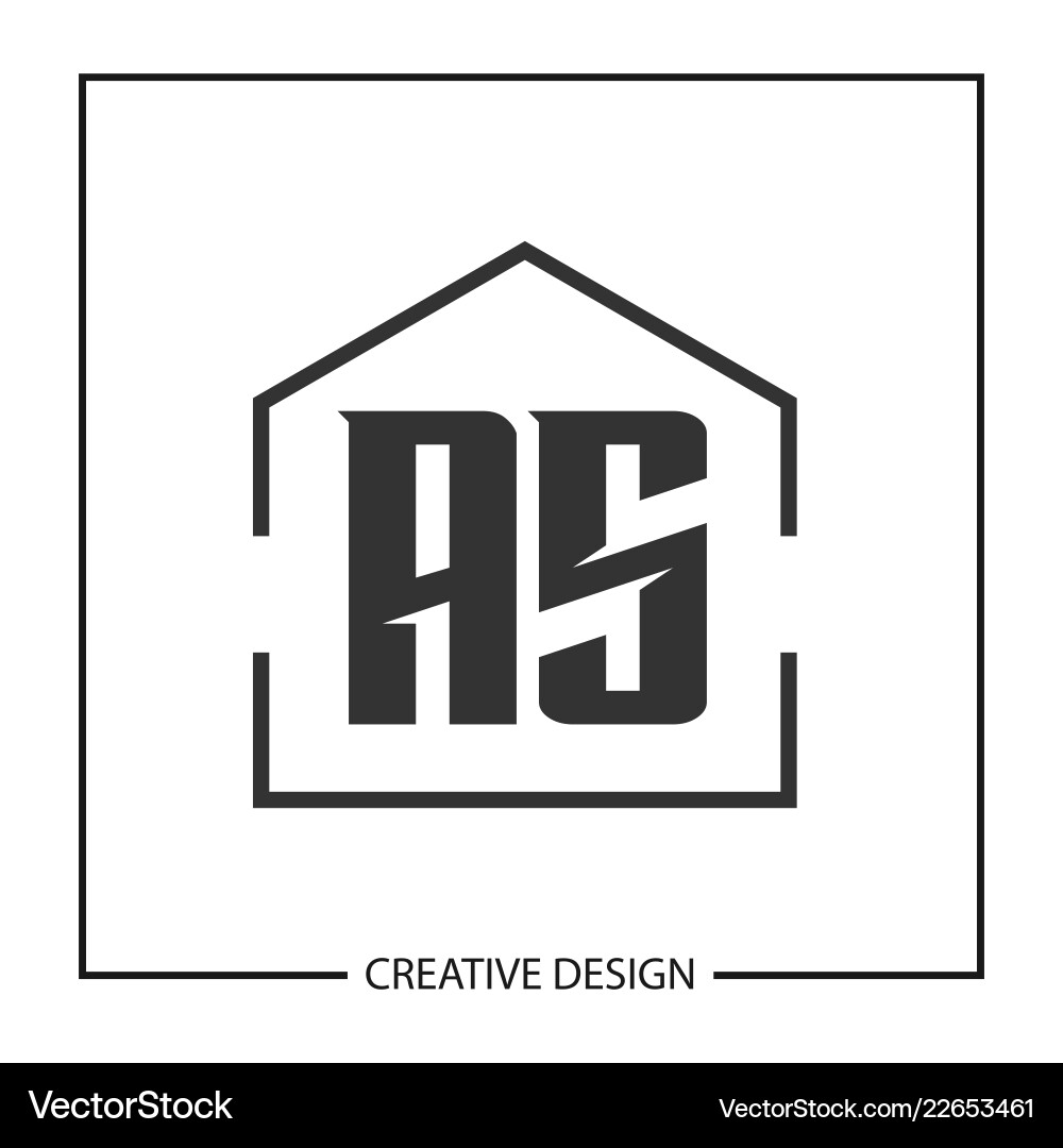 Initial letter as logo template design Royalty Free Vector