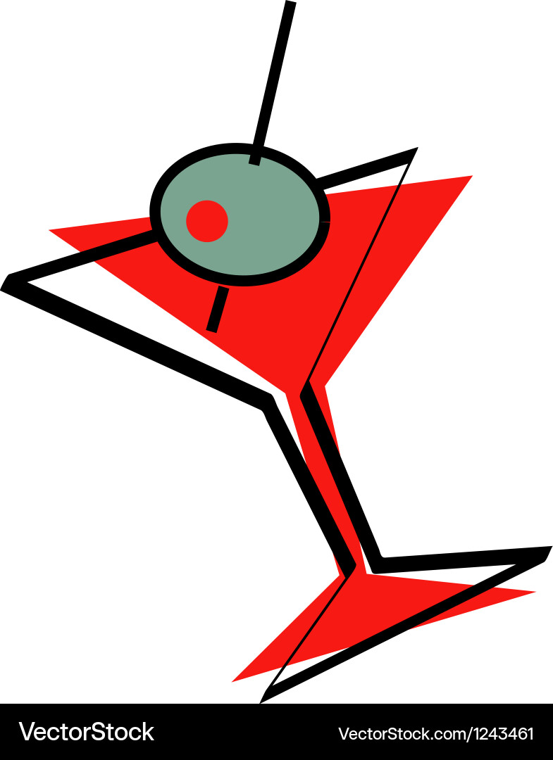 Martini Royalty Free Vector Image - VectorStock
