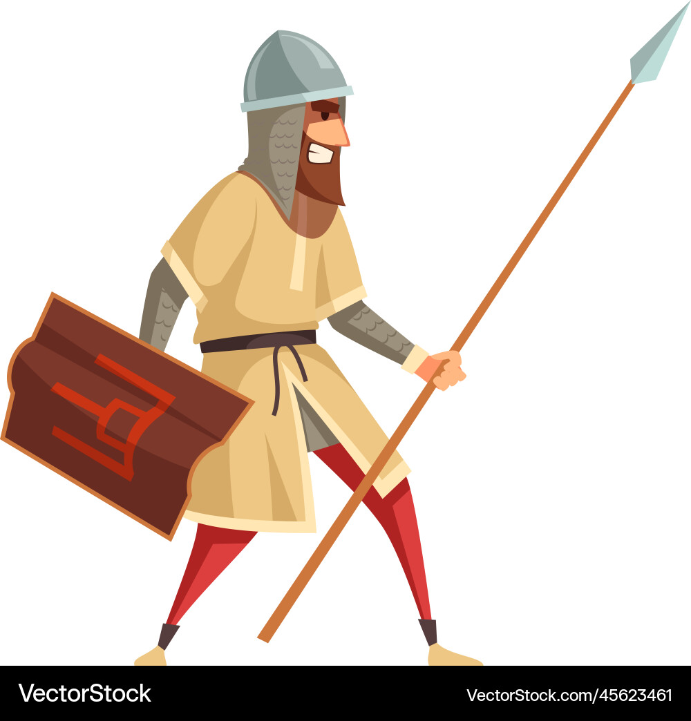 Slavic warrior Royalty Free Vector Image - VectorStock