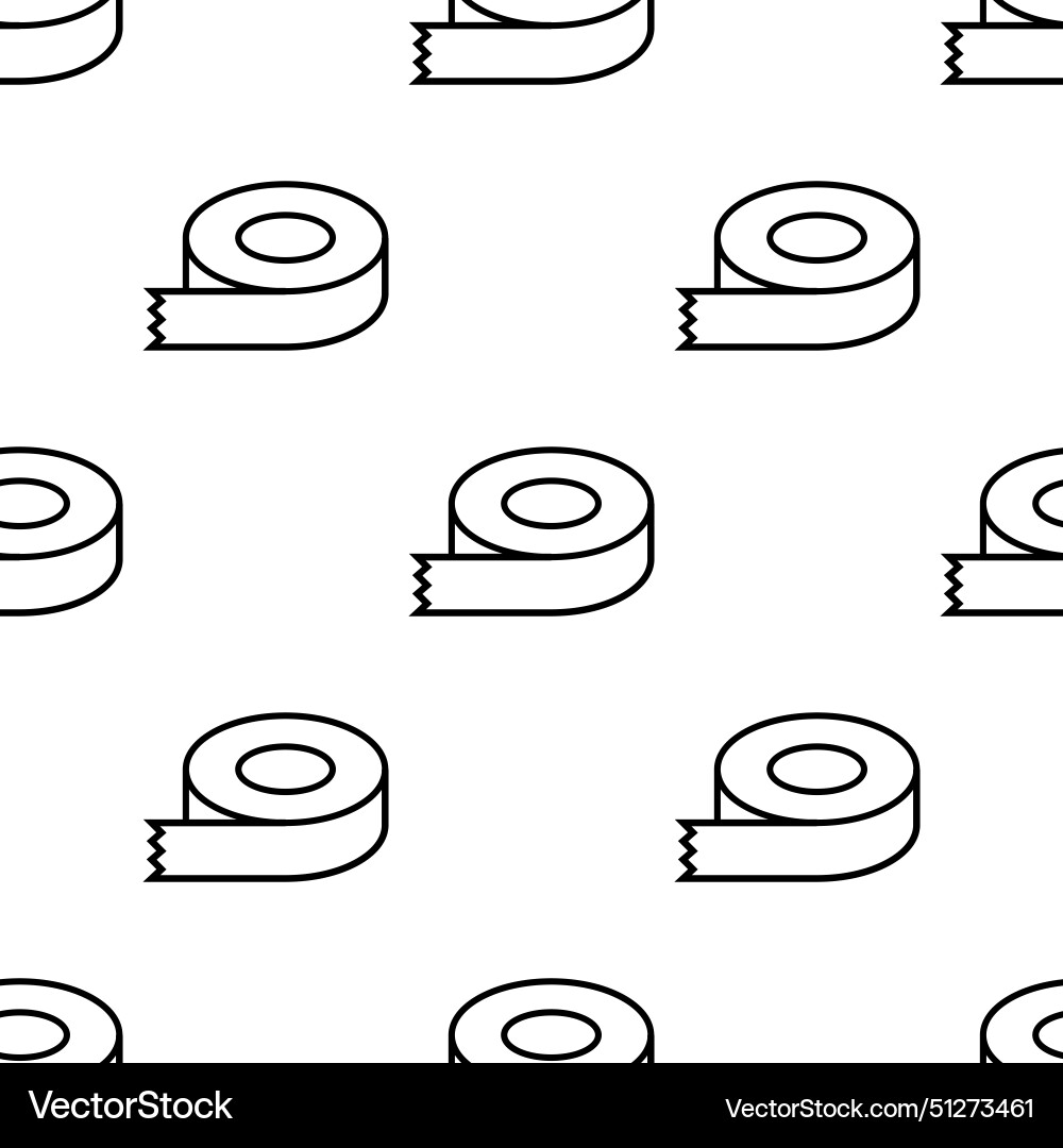 Sticky tape line seamless background Royalty Free Vector