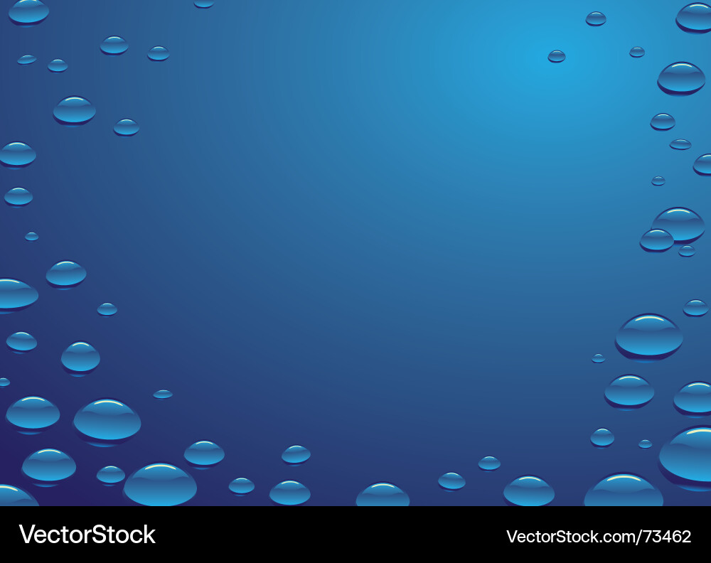 Water surface cobalt Royalty Free Vector Image