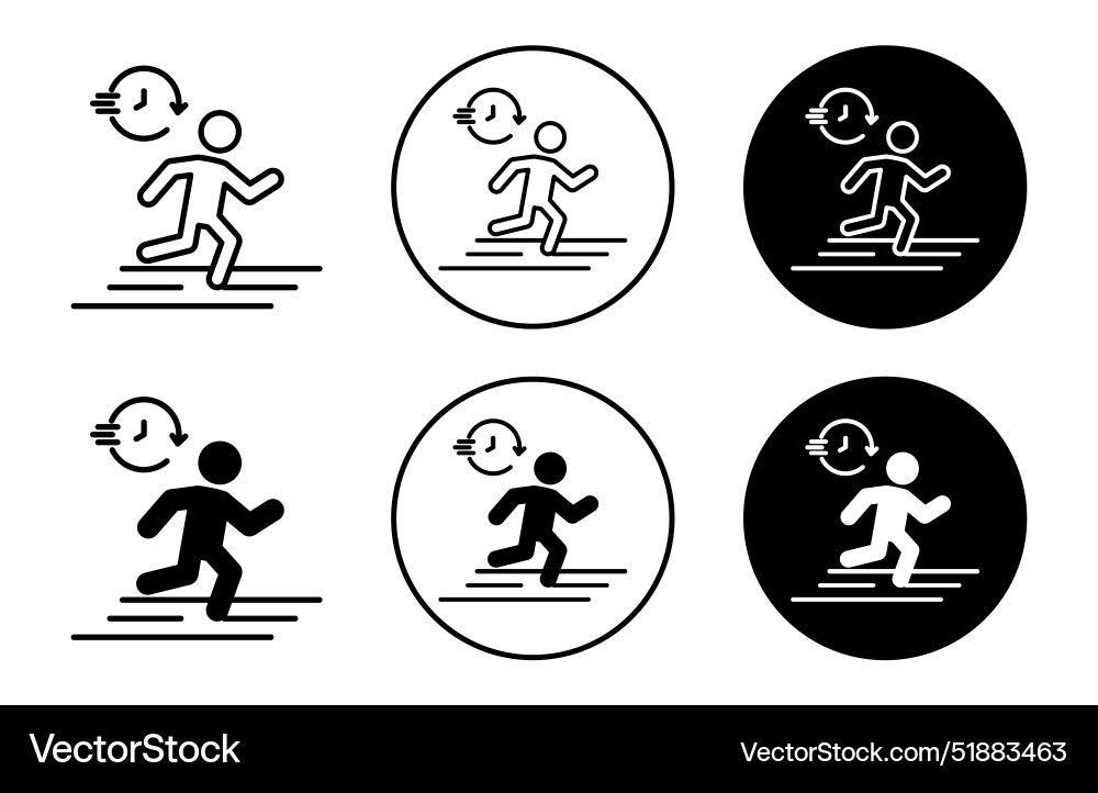 Hurry icon Royalty Free Vector Image - VectorStock