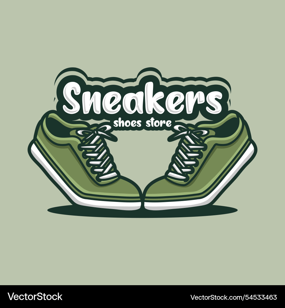 Sneaker logo Royalty Free Vector Image - VectorStock