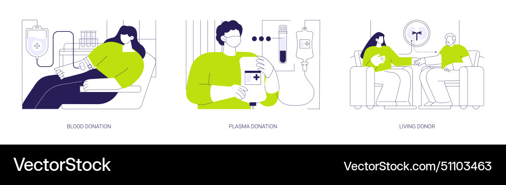 Volunteer donation abstract concept Royalty Free Vector