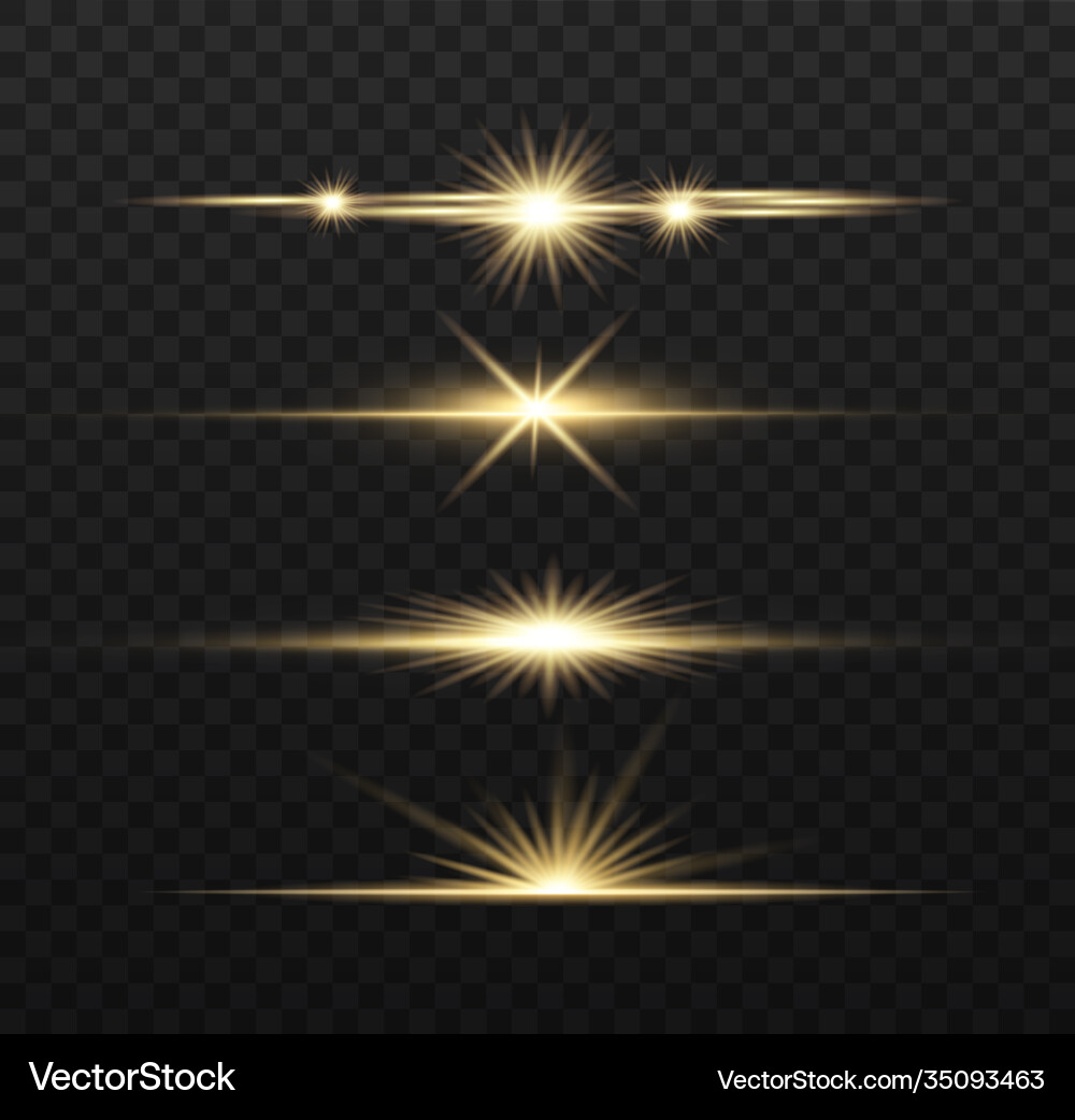 Yellow horizontal line Royalty Free Vector Image