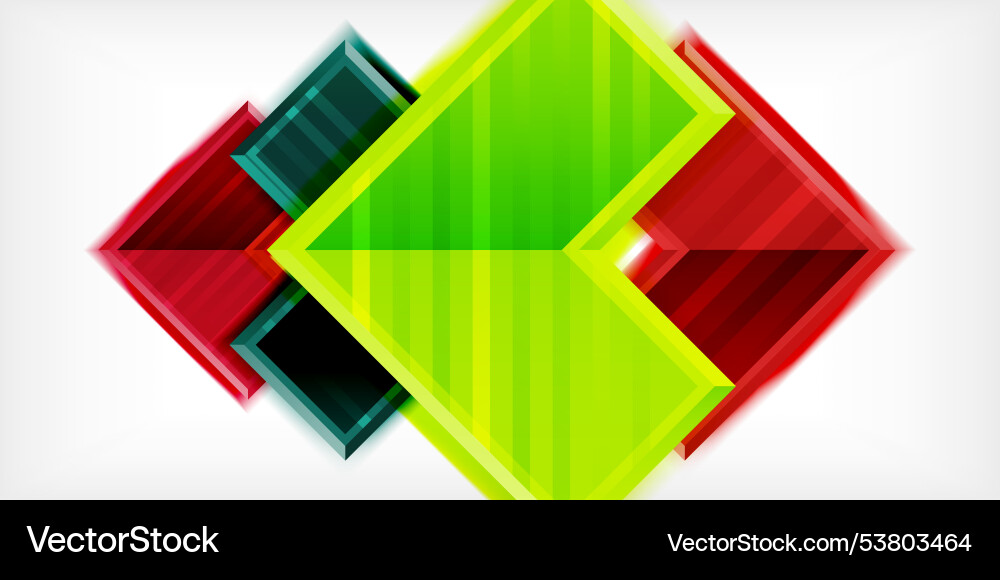 Arrow geometric abstract background – Royalty-Free Vector | VectorStock