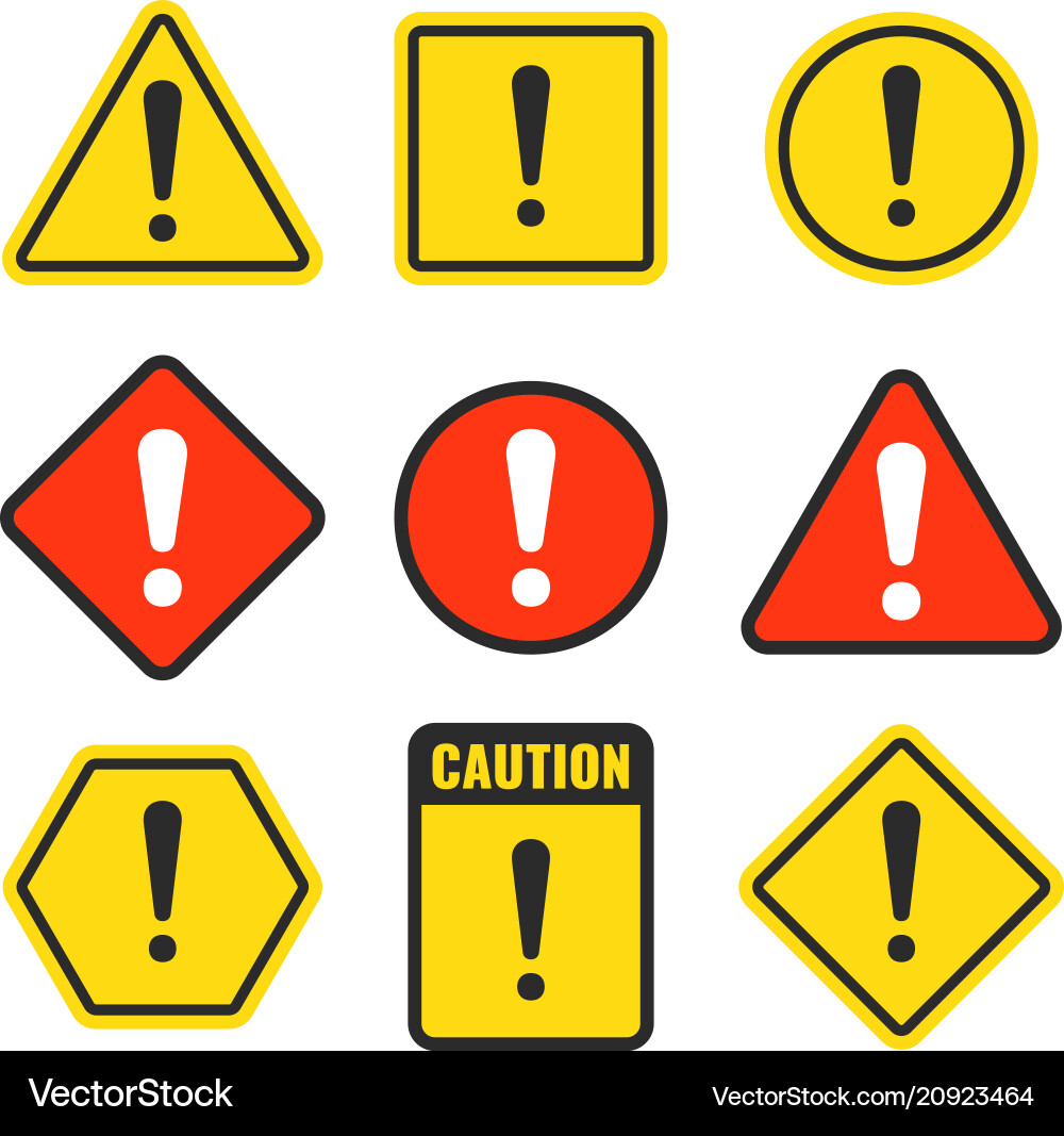 Caution Signs Vector Images (over 190,000)