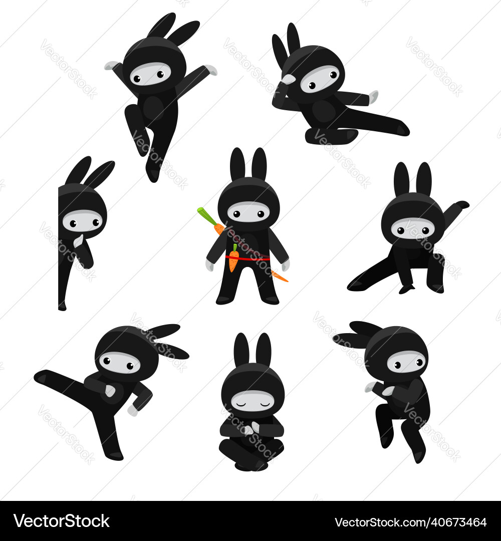 Rabbit Fighter Vector Images (over 130)