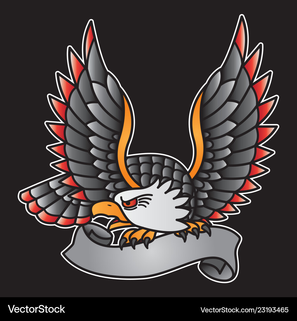 Vintage eagle logo Royalty Free Vector Image - VectorStock