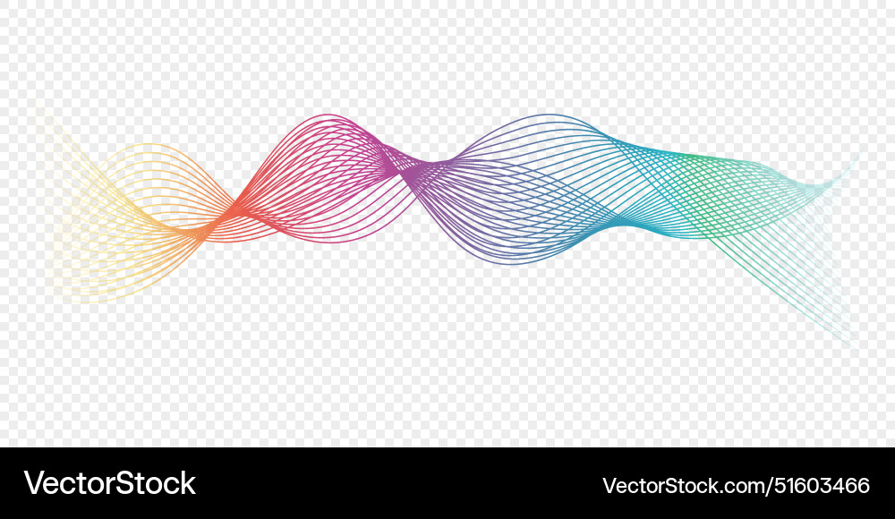 Dynamic sound wave music equalizer Royalty Free Vector Image