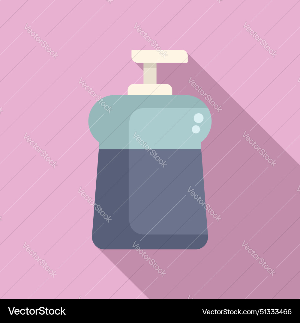 Flat design soap dispenser Royalty Free Vector Image