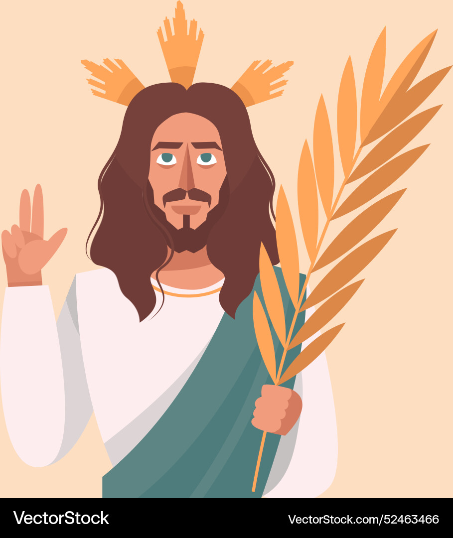 Hand drawn semana santa concept Royalty Free Vector Image