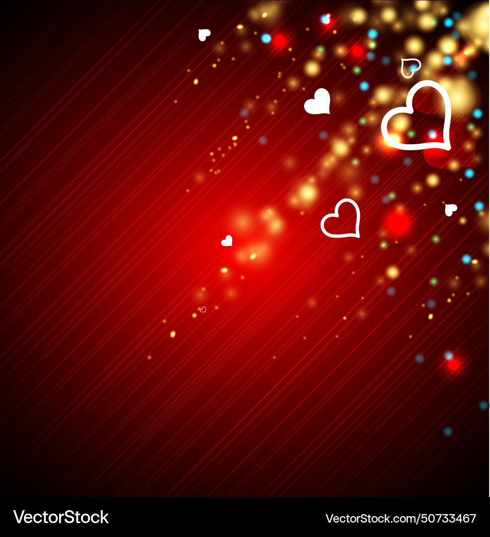 Heart salute valentine background Royalty Free Vector Image