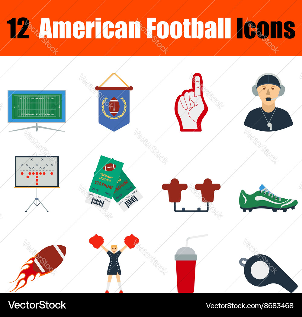 American football icon Royalty Free Vector Image