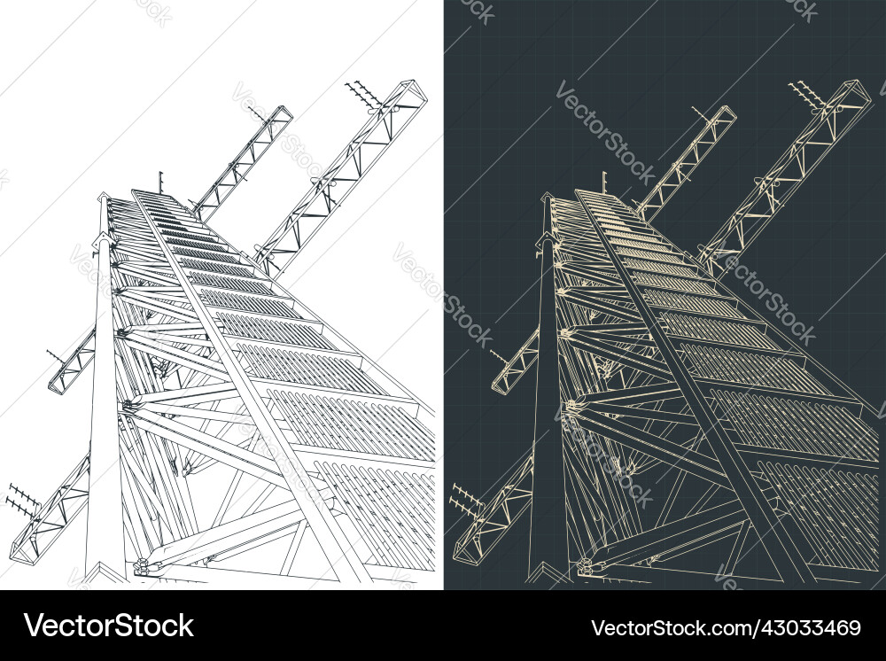 Antenna tower Royalty Free Vector Image - VectorStock