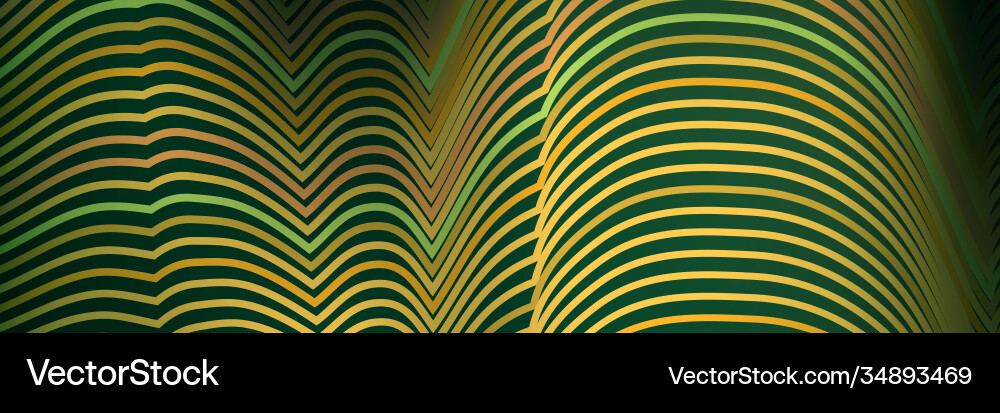 Banner wave lines pattern an abstract stripe Vector Image