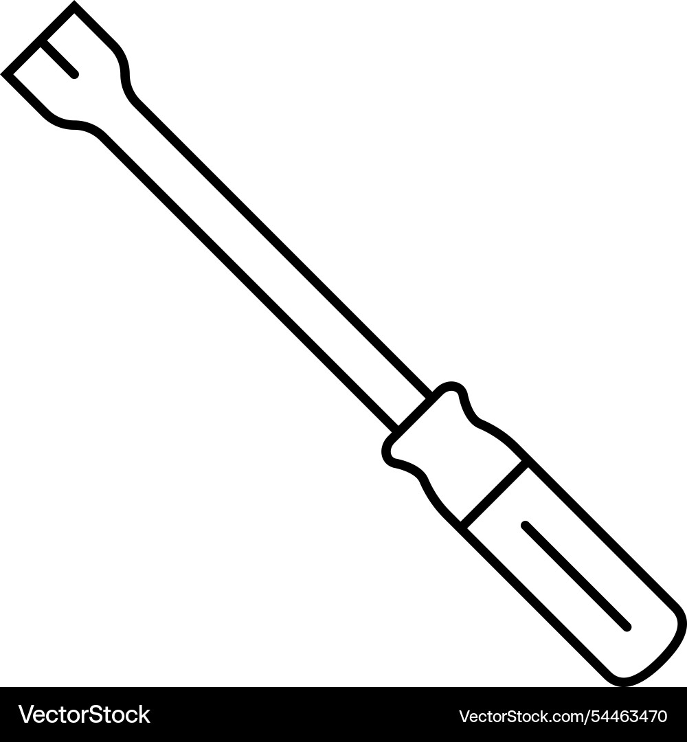 Coolant pressure tester car line icon Royalty Free Vector