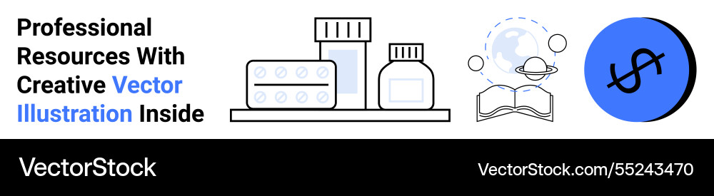 Pharmaceutical products knowledge sharing Vector Image