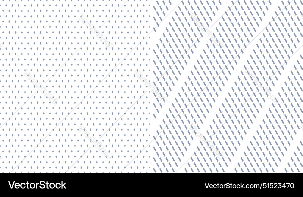 Seamless geometric patterns Royalty Free Vector Image