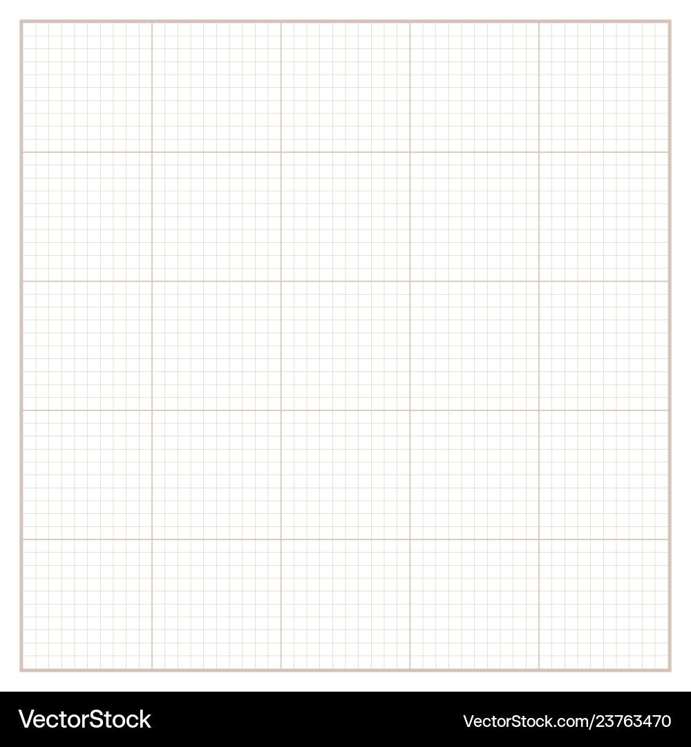 Square engineering graph paper Royalty Free Vector Image