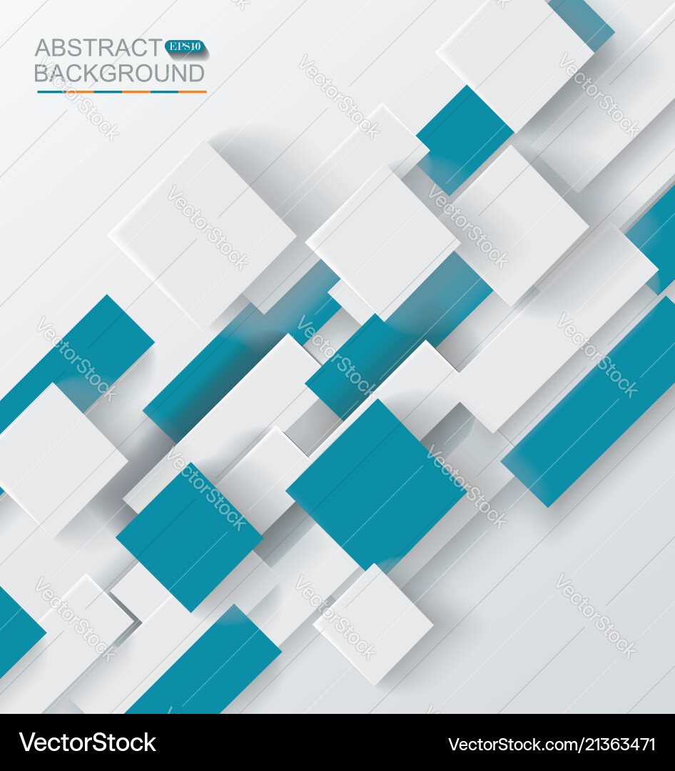 Abstract geometric shape from gray and blue Vector Image