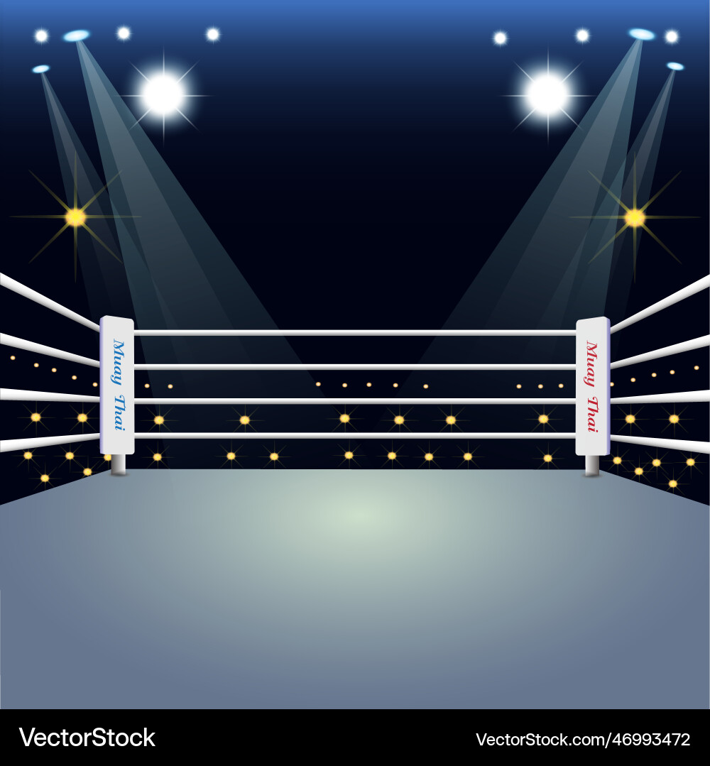 Boxing ring Royalty Free Vector Image - VectorStock