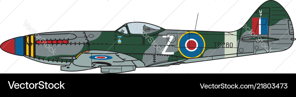 Aircraft color scheme Royalty Free Vector Image